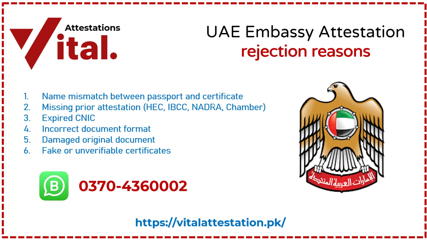 UAE Embassy Attestation in Pakistan 2026 – Process, Fees, Requirements ...